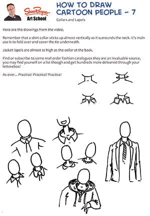 Drawing-Cartoon-People—7—Collars-and-Lapels-1 – Shoo Rayner