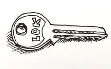 How to draw a door key – Shoo Rayner