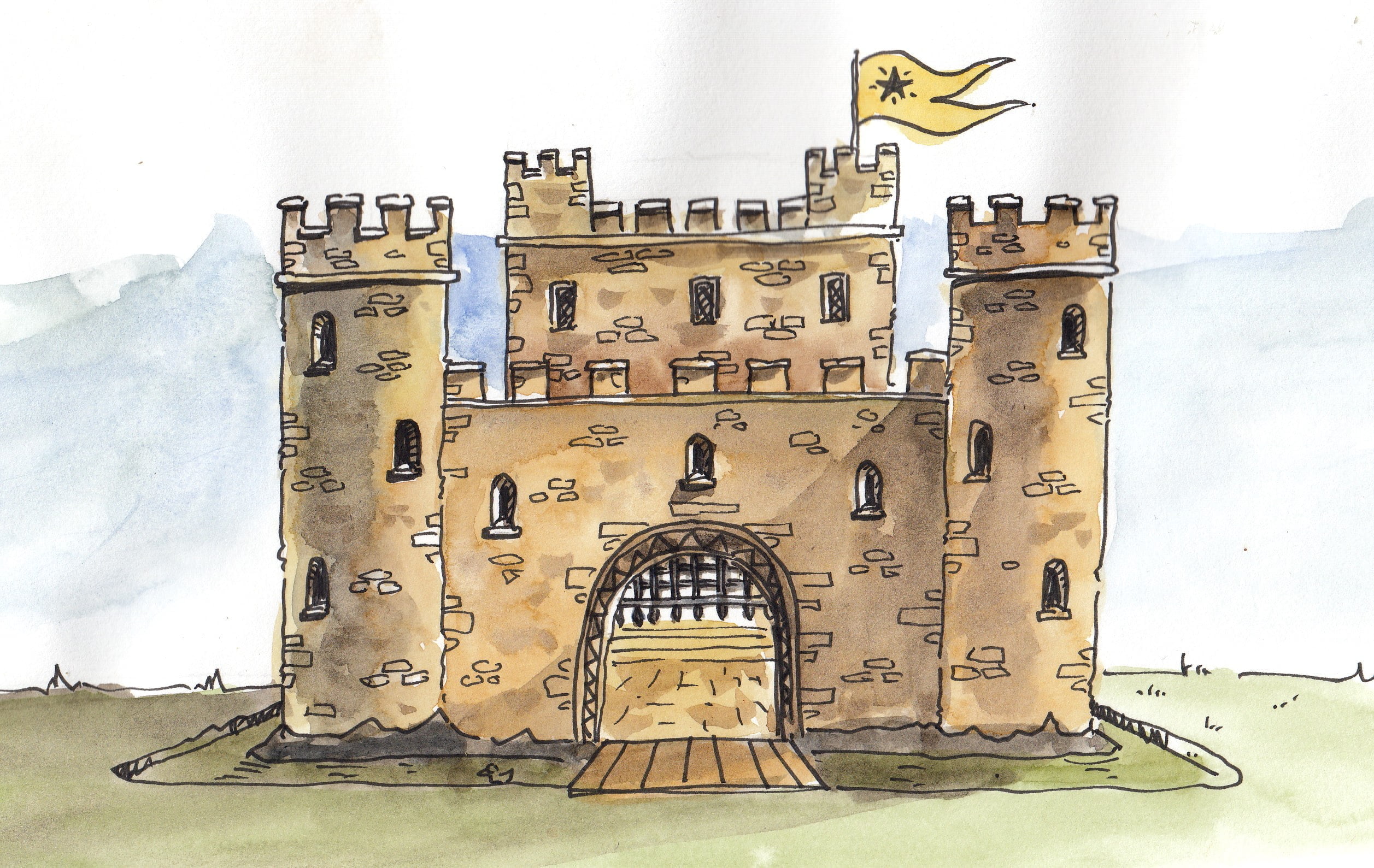 How to draw Castles – Live show – Shoo Rayner