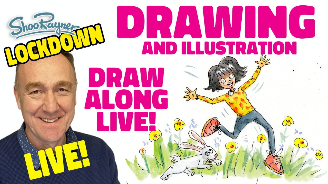 Draw along with me live! – Shoo Rayner