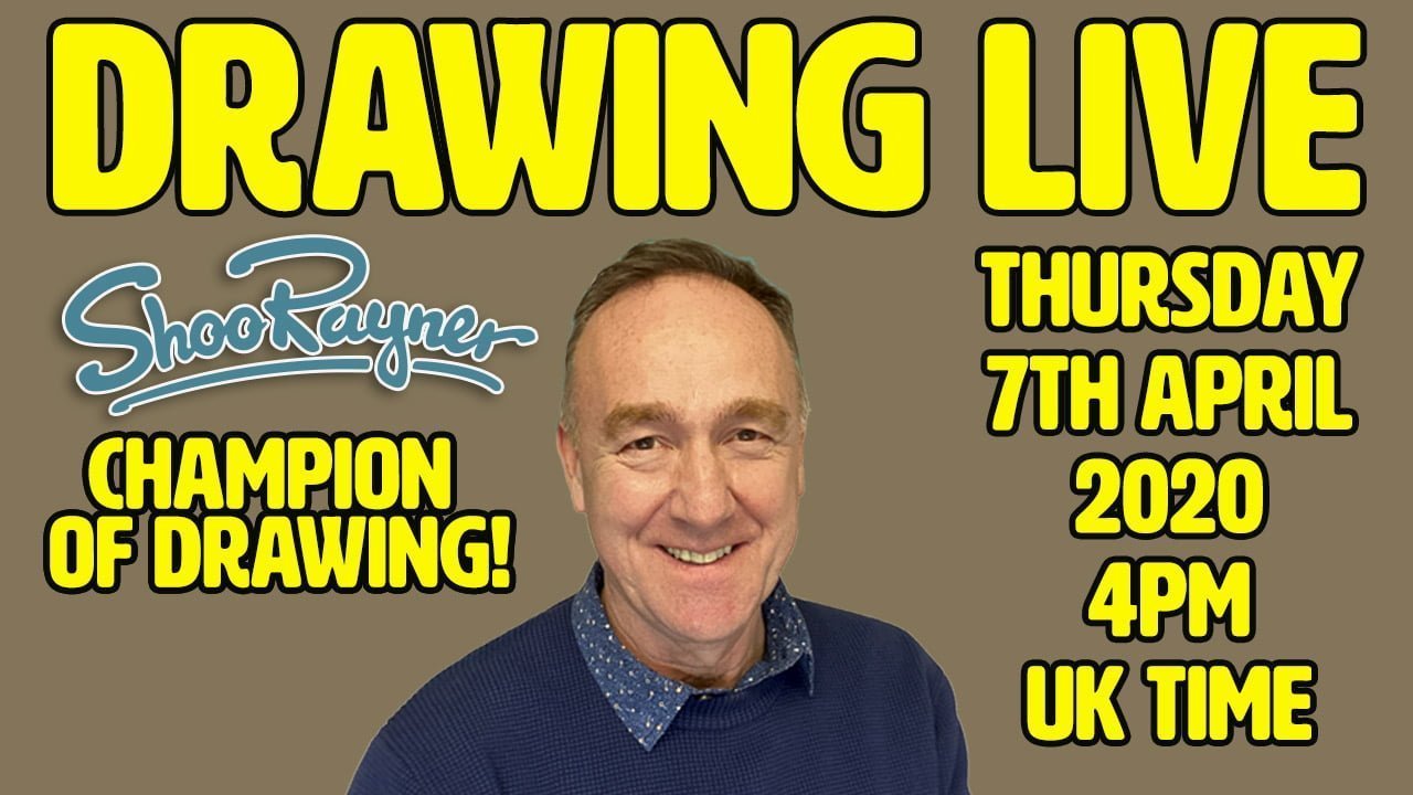 New Live Drawing Channel – Shoo Rayner