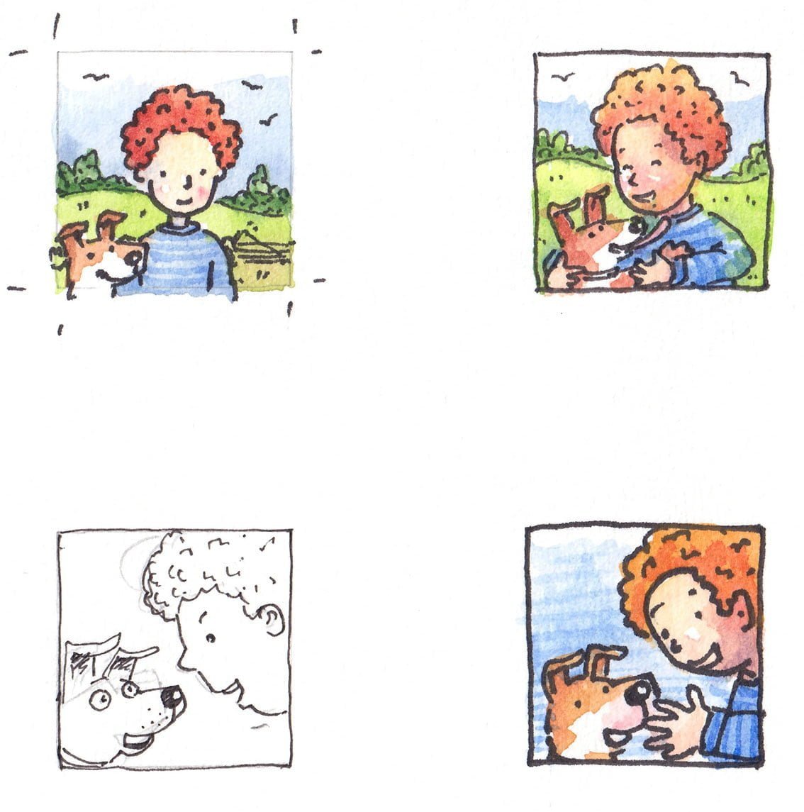 Make Drawing Easier By Drawing Smaller OneInchDrawing Shoo Rayner