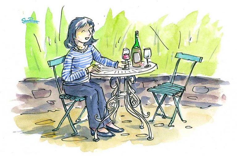 How to Sketch a Person Sitting at a Table – full watercolour tutorial ...