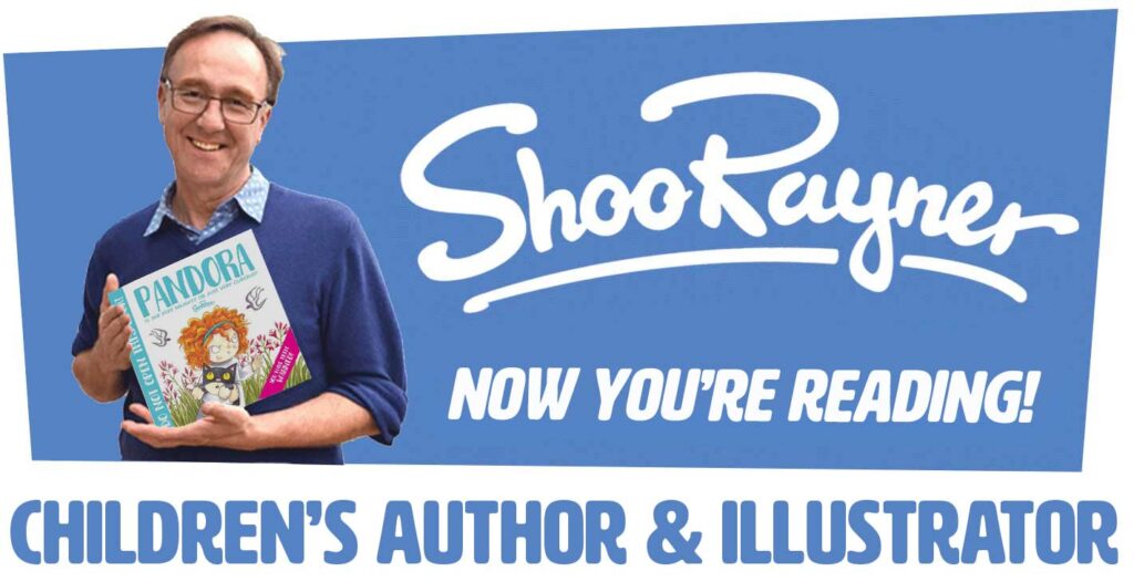Shoo-Rayner-Author-Illustrator-Logo-with-text – Shoo Rayner
