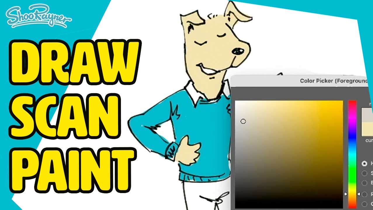 The Secret to Painting Pen & Ink Artwork Digitally – Shoo Rayner