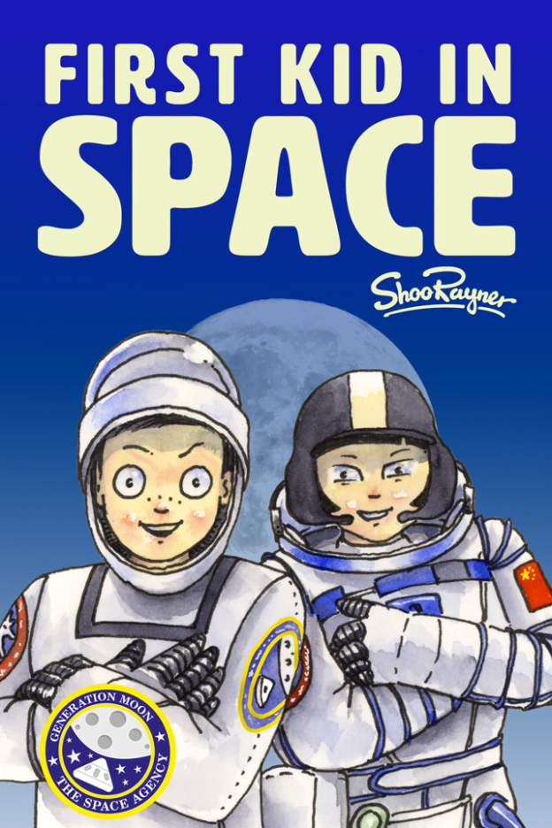 First Kid in Space Book Cover – Shoo Rayner